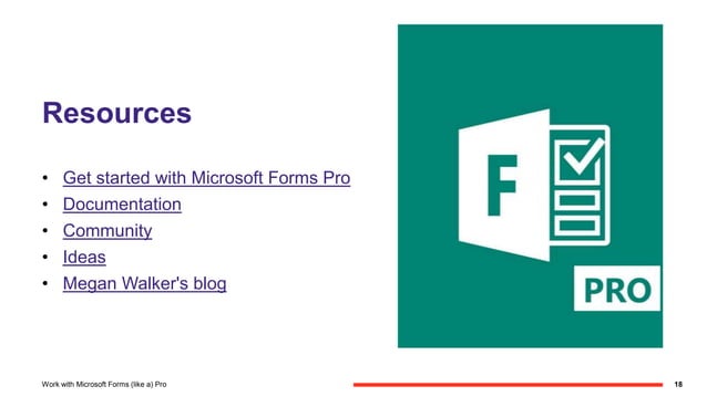 Work with Microsoft Forms (like a) Pro | PPTX