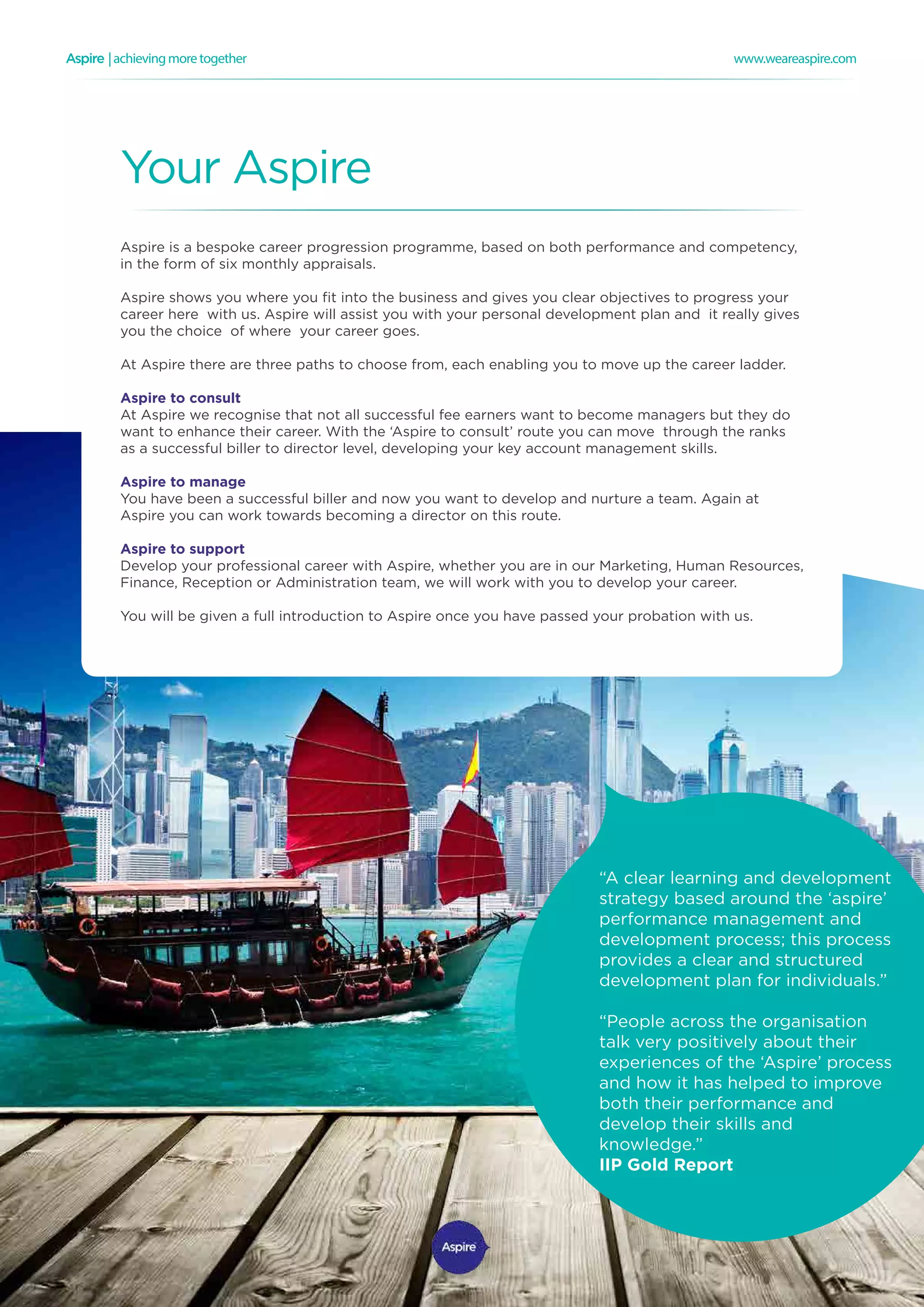 Aspire - Work With Us Brochure | PDF