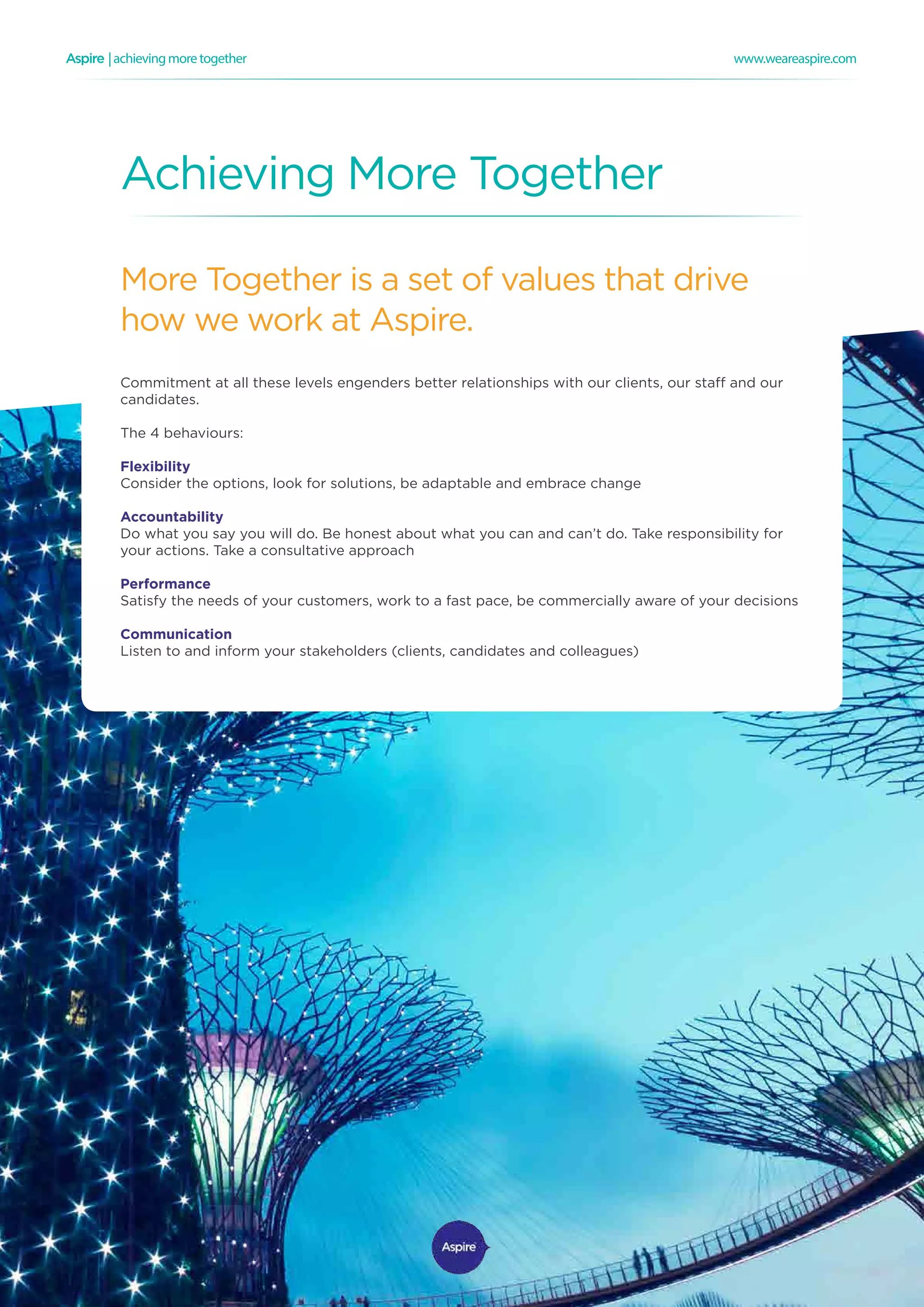 Aspire - Work With Us Brochure | PDF