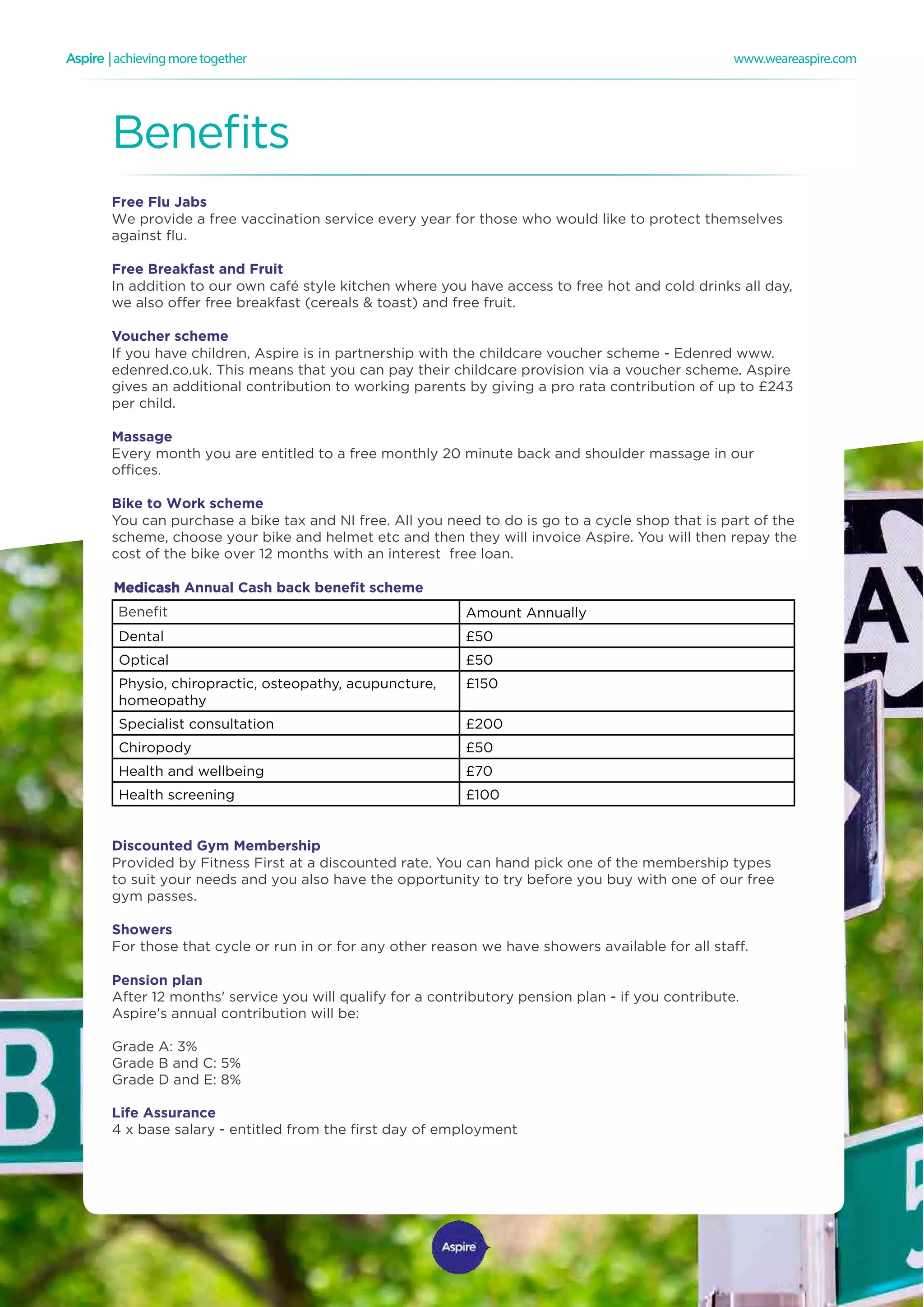 Aspire - Work With Us Brochure | PDF