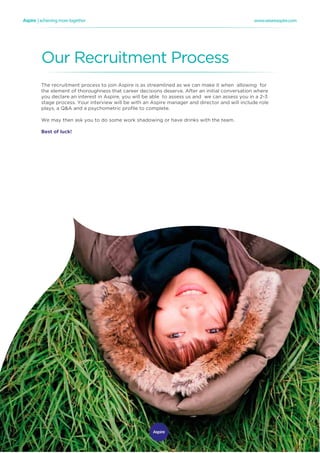 Aspire - Work With Us Brochure | PDF