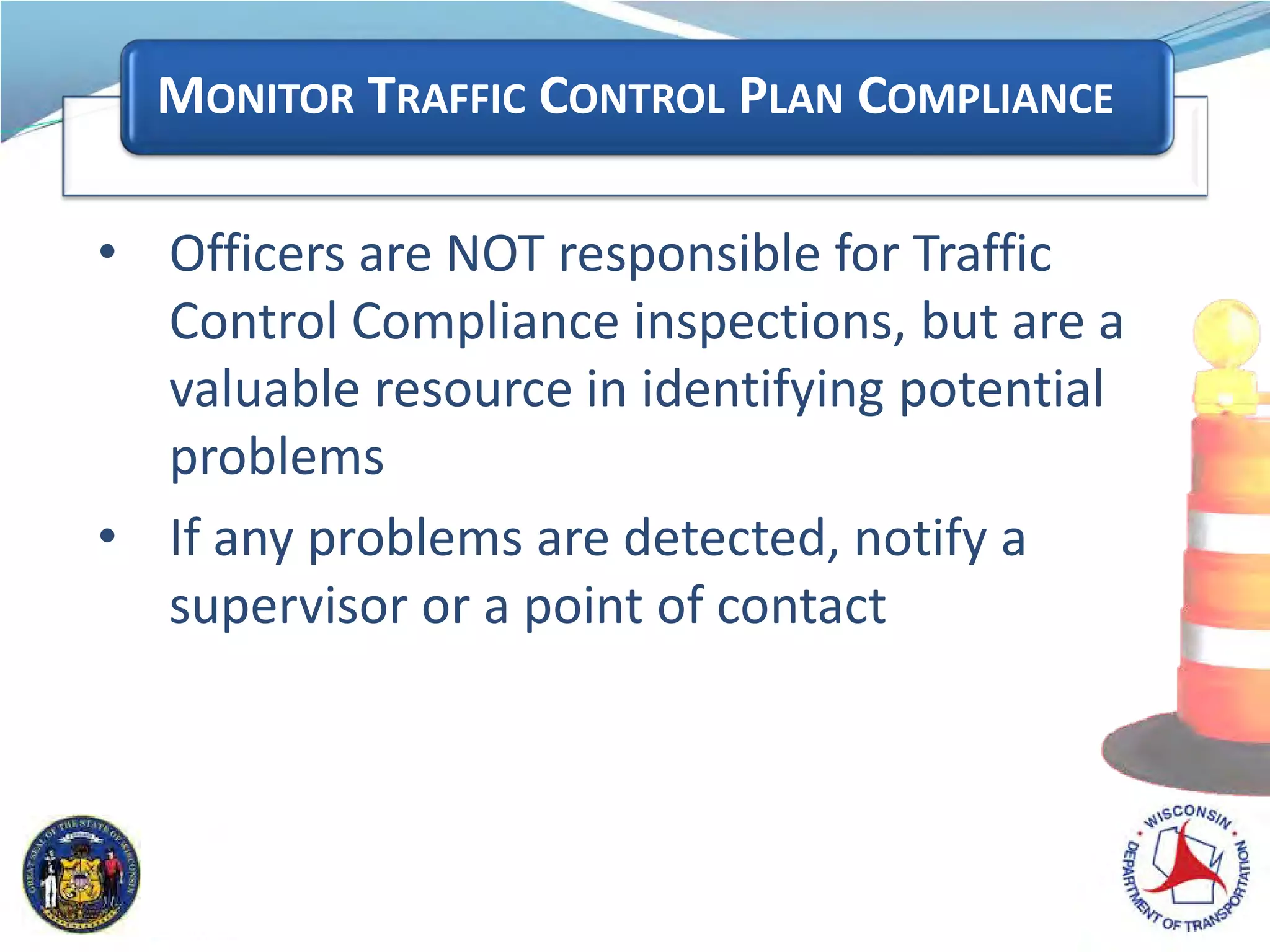 Work zone devices & layouts-training and resources for law enforcement ...