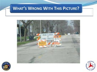 Work zone devices & layouts-training and resources for law enforcement ...