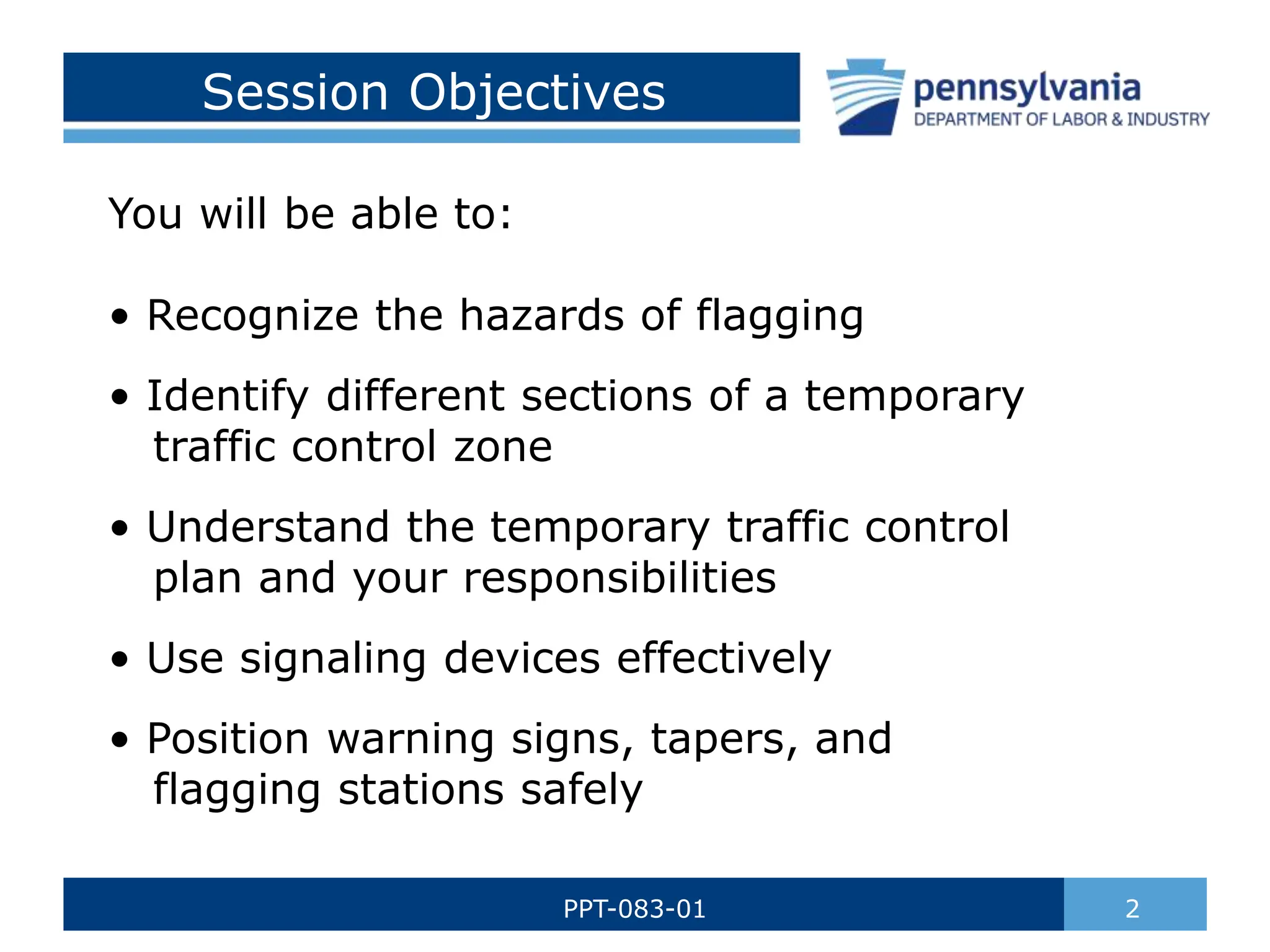 Work Zone Safety.pptx flagger responsiblity | PPTX