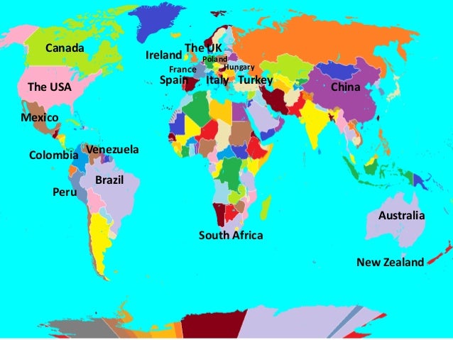 Countries in English