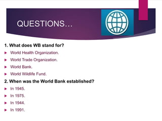 World bank | PPTX