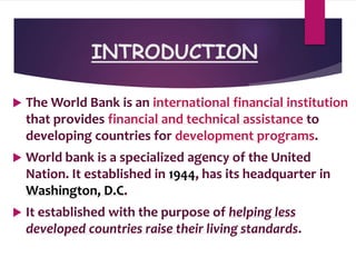 World bank | PPTX