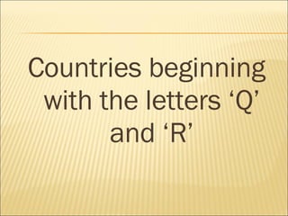 World Capitals Powerpoint | POT