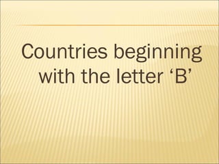 World Capitals Powerpoint | POT