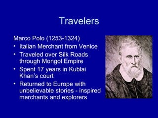 World Connections 1250-1450 | PPT | Asia Travel | Travel Locations