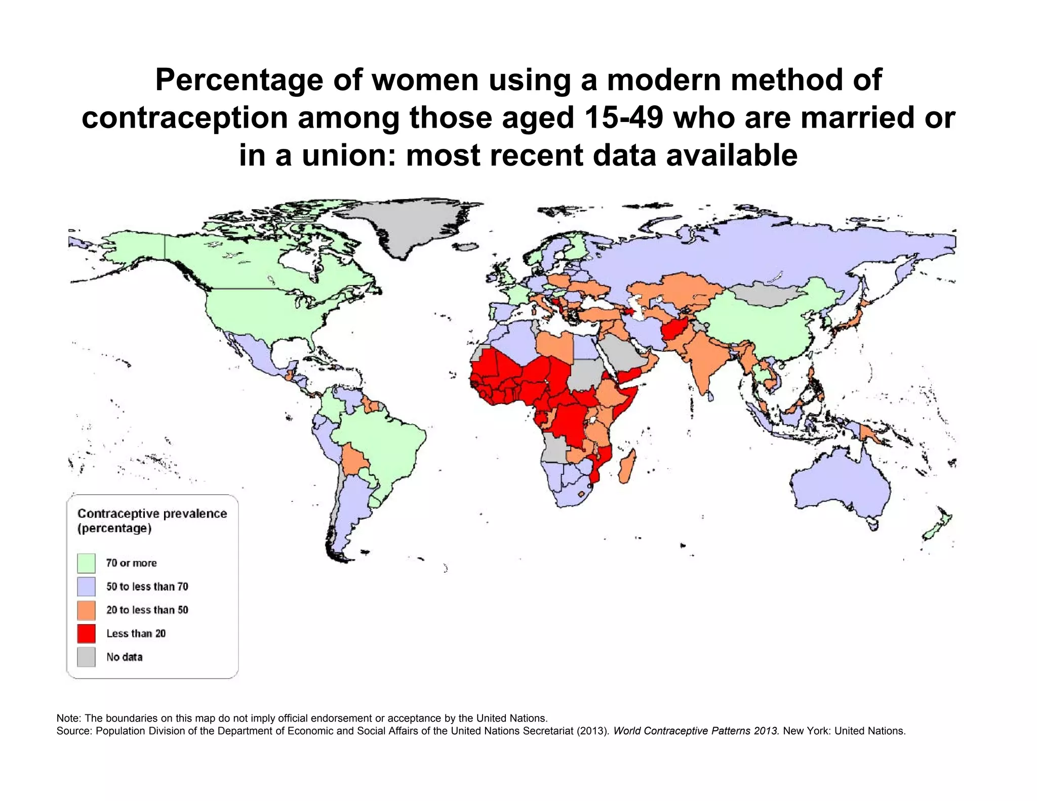 World Contraceptive Patterns 2013 | PDF
