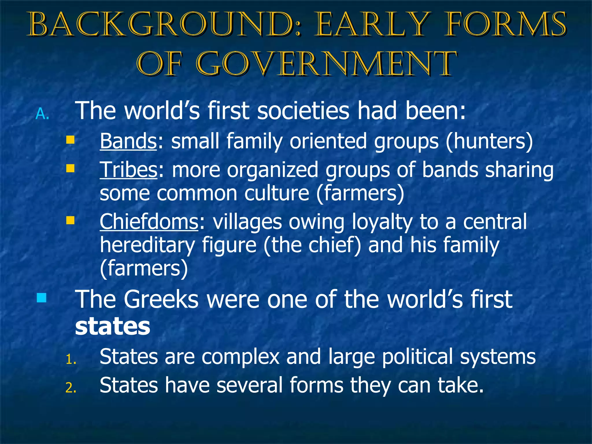 World foundations of democracy - greek & roman contributions | PPT