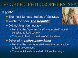 World foundations of democracy - greek & roman contributions | PPT