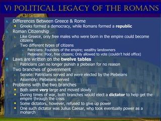 World foundations of democracy - greek & roman contributions | PPT