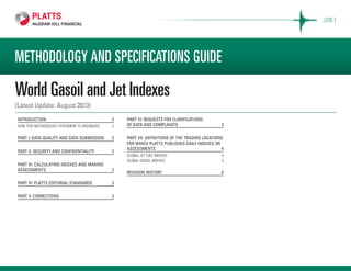 World gasoil-jet-indexes Platts MOC methodology | PDF