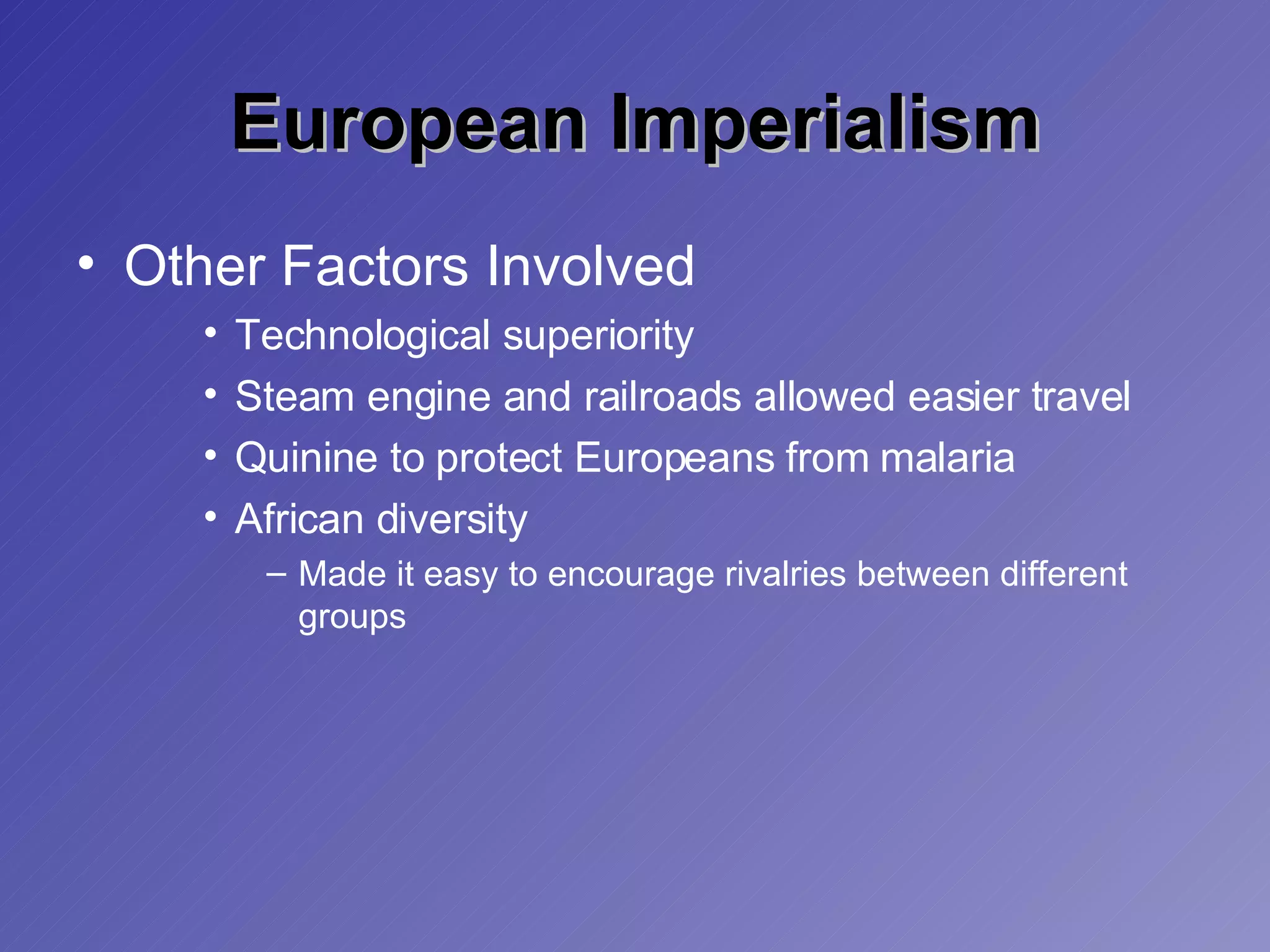 World History- Imperialism | PPT
