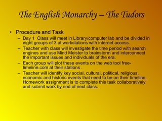 World History – The English Monarchy | PPT | Homework and Study | Education