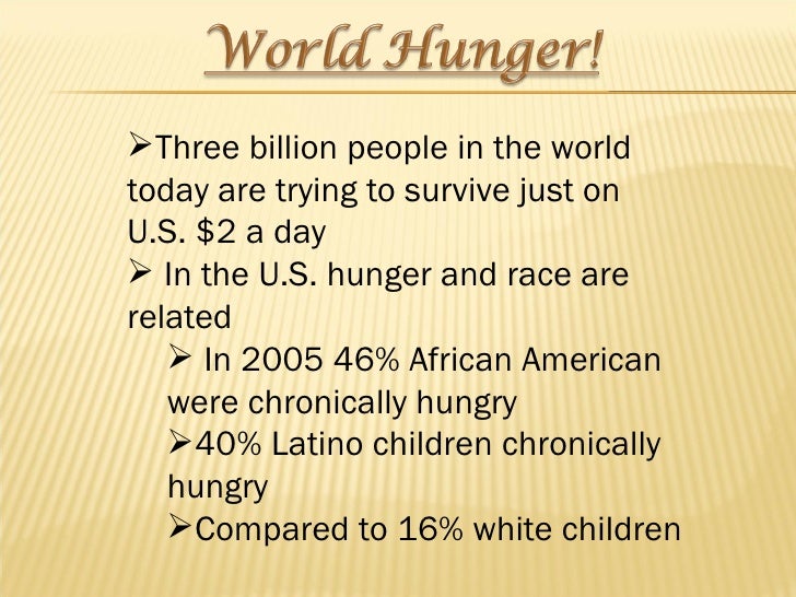 The Top 9 Causes Of World Hunger Concern