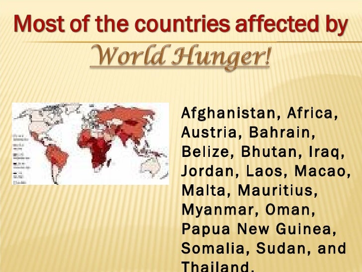 The Top 9 Causes Of World Hunger Concern