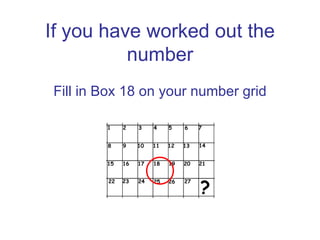 World Numeracy Day - MGS Puzzle | PPT