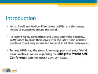 World SME Conference 2008 | PPT