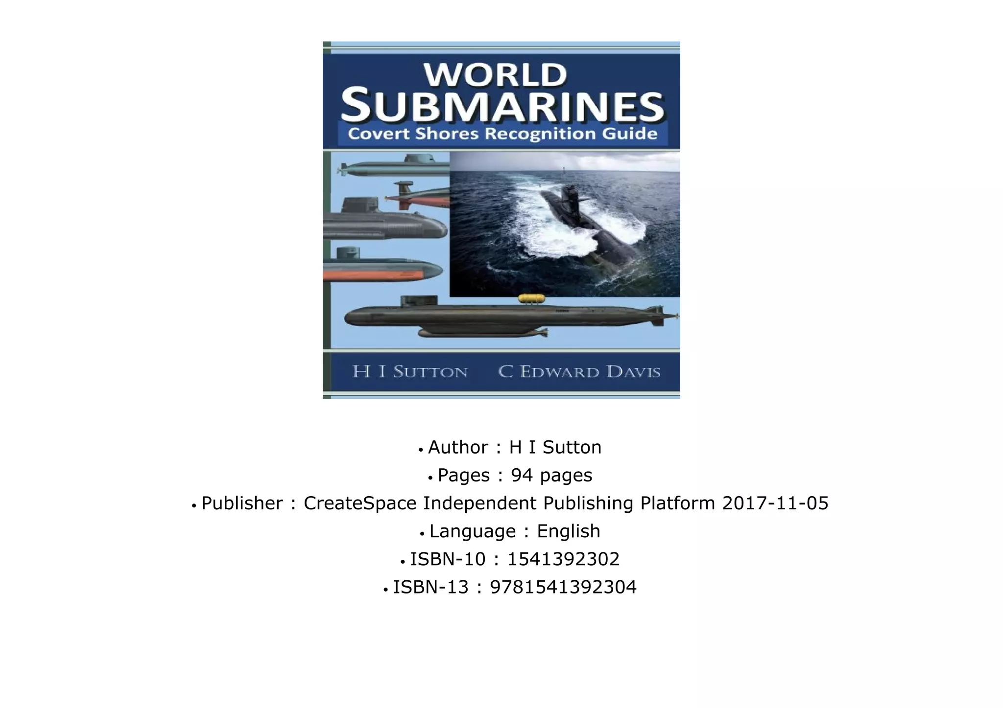World Submarines: Covert Shores Recognition Guide | PDF