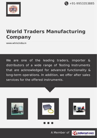 World traders-manufacturing-company | PDF