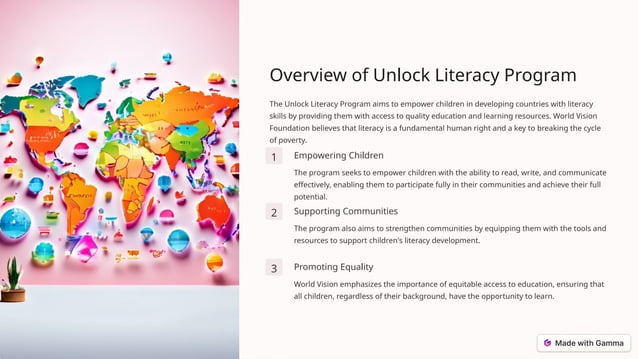 World-Vision-Foundation-Unlock-Literacy-Program.pptx | Primary ...
