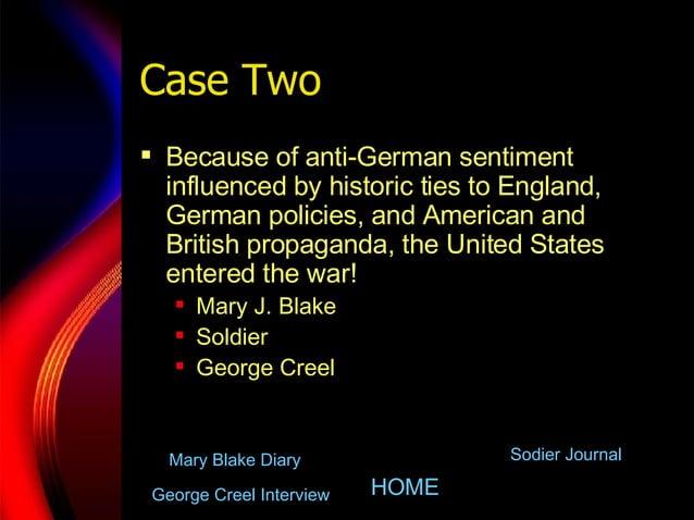 World War 1 Project | PPT