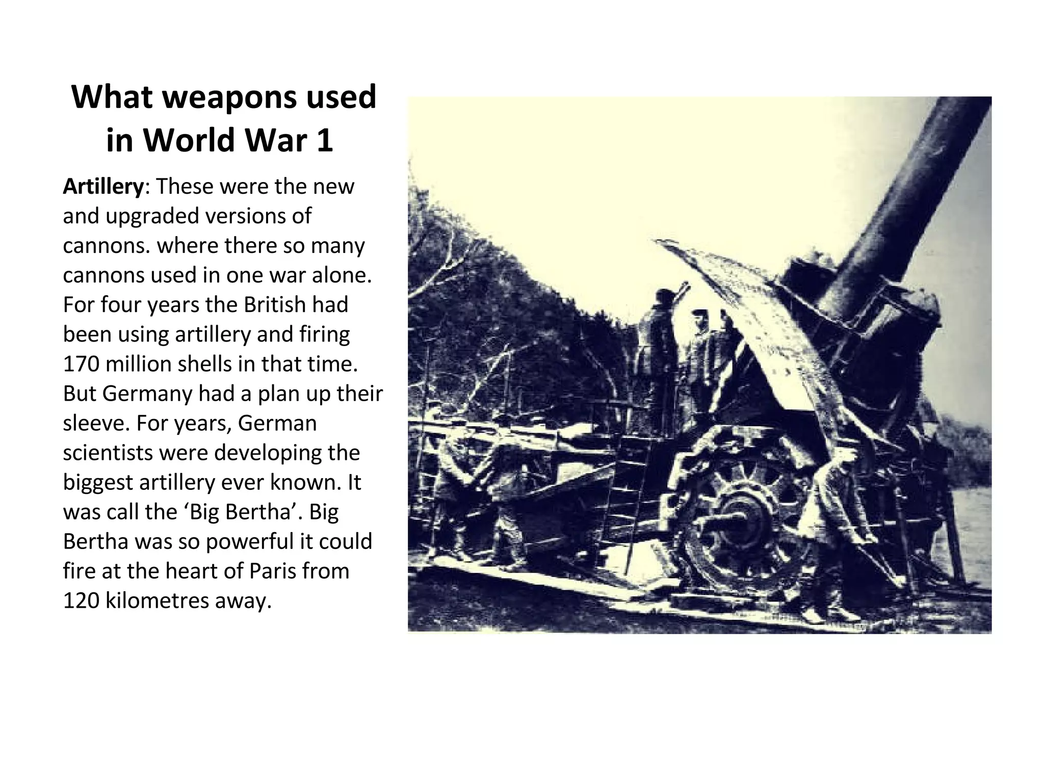World War 1 Technology | PPT