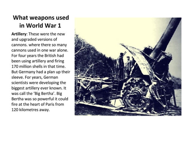 World War 1 Technology | PPT