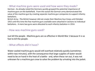 World War 1 Technology | PPT
