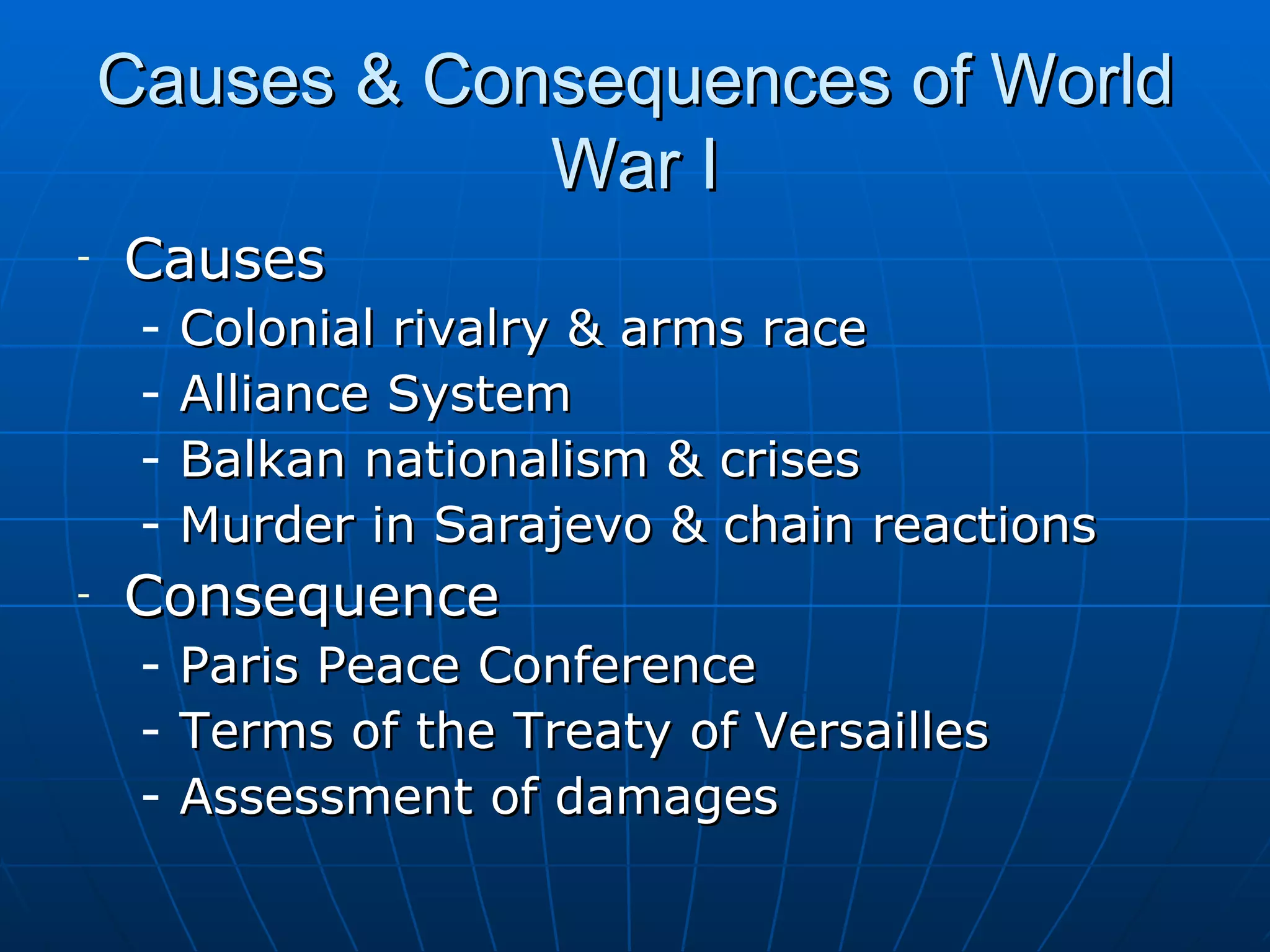 World War I | PPT