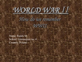 World War Ii 1 | PPT