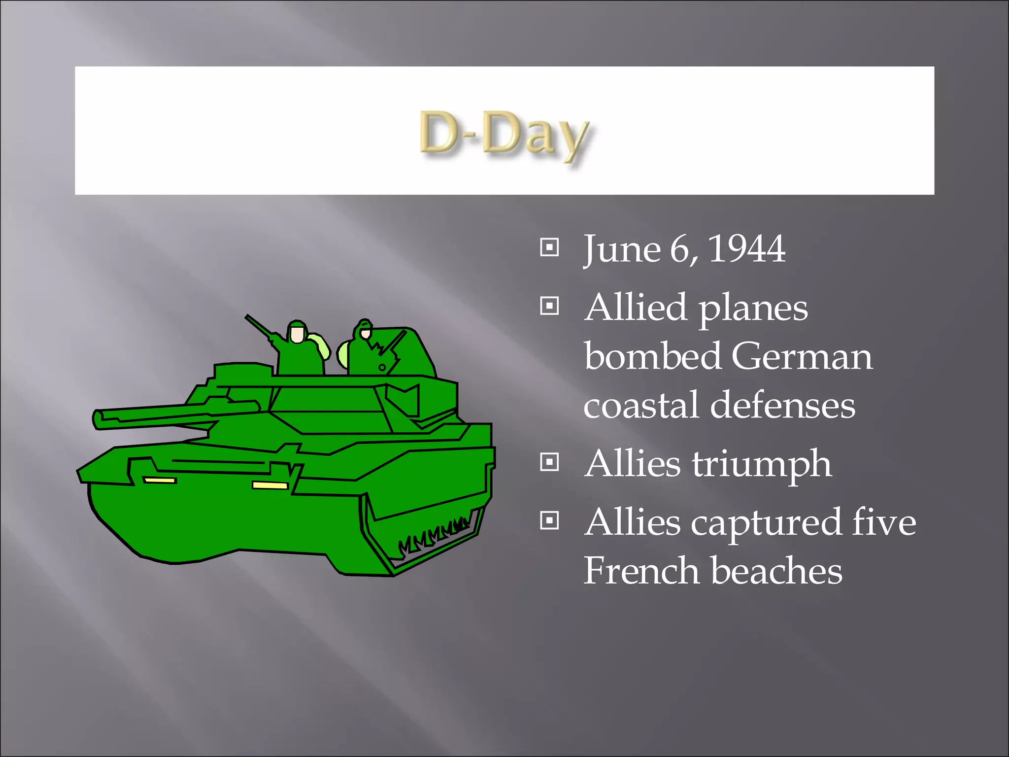World War II Battles-Europe | PPT