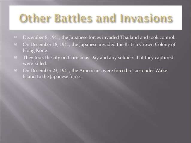 World War II Battles-Pacific | PPT