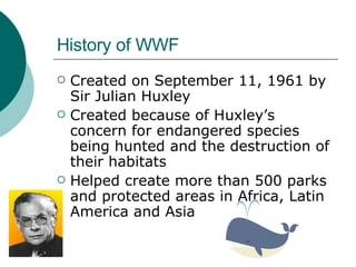 World Wildlife Fund | PPT