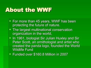 World Wildlife Fund | PPT