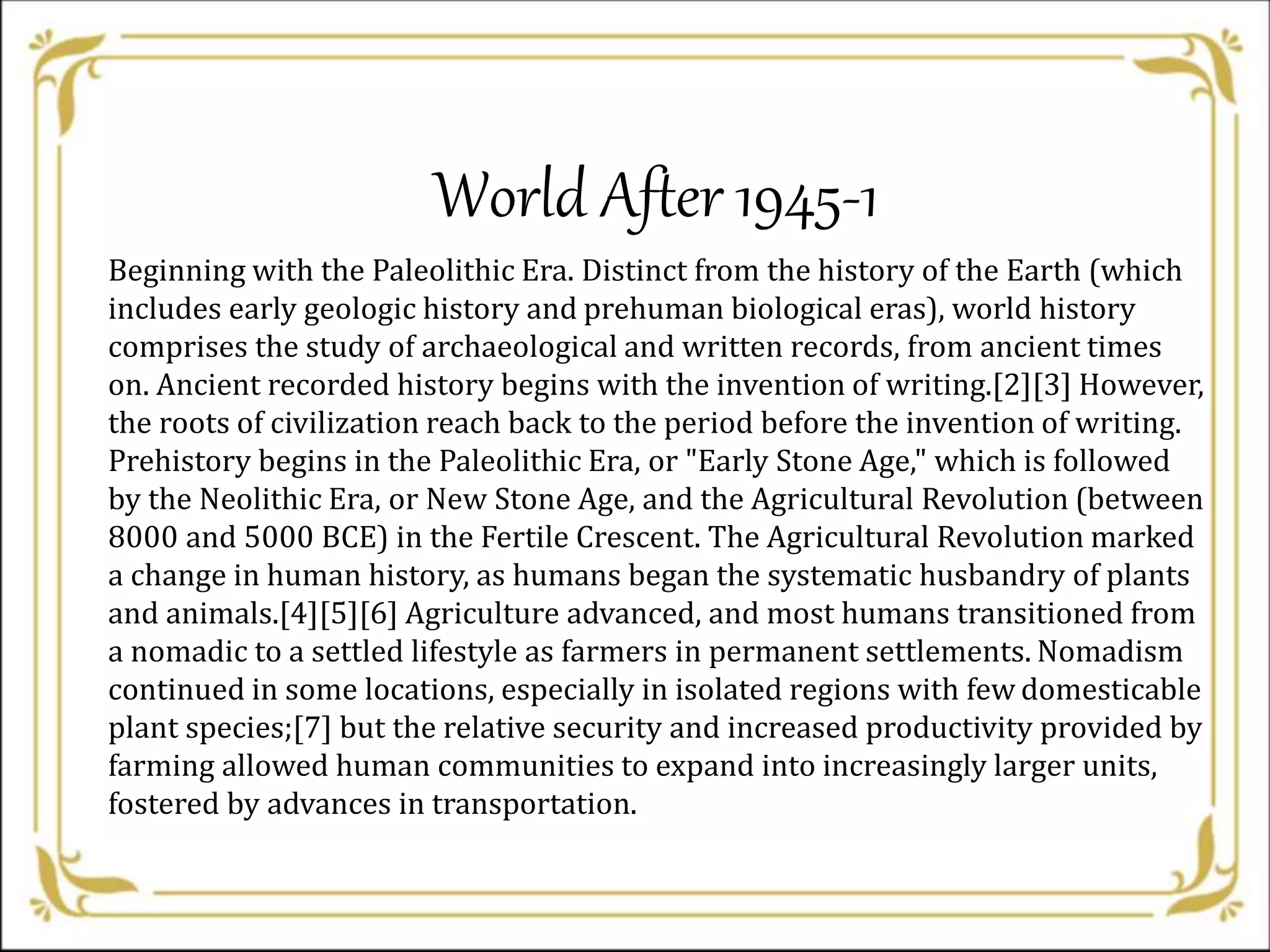 World after 1945 1 | PPTX