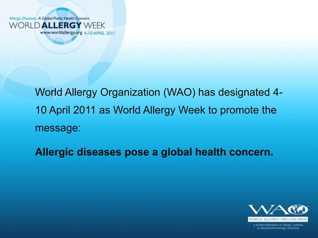 World Allergy.ppt
