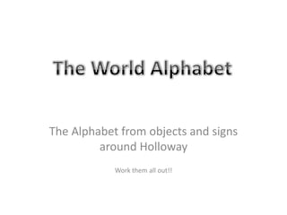 Worldalphabet | PPT
