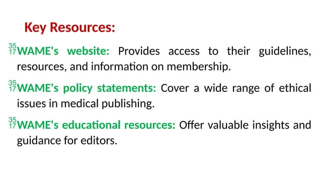 World Association of Medical Editors WAME.pptx