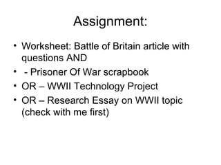 World at War - WWII | PPT