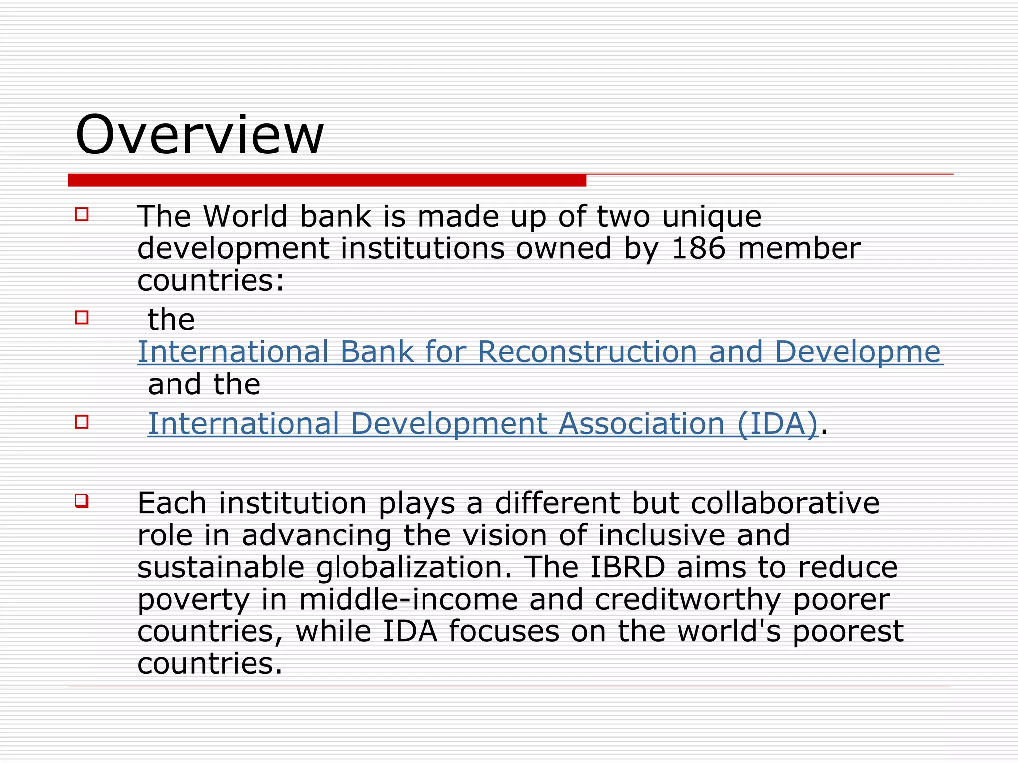 World bank | PPT