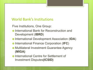 World bank | PPTX