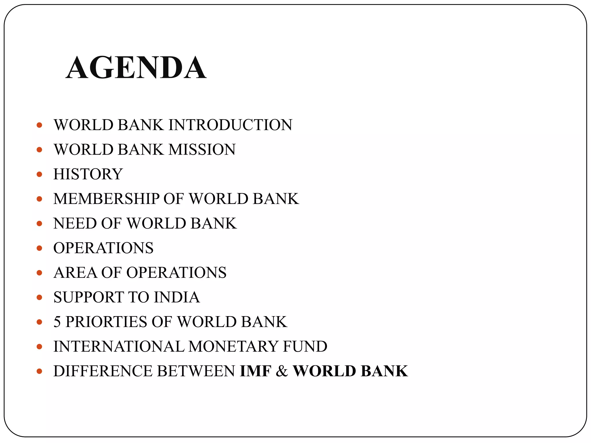 World bank. | PPTX
