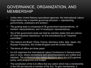 World bank and International Labour Organisation ( ILO ) | PPT