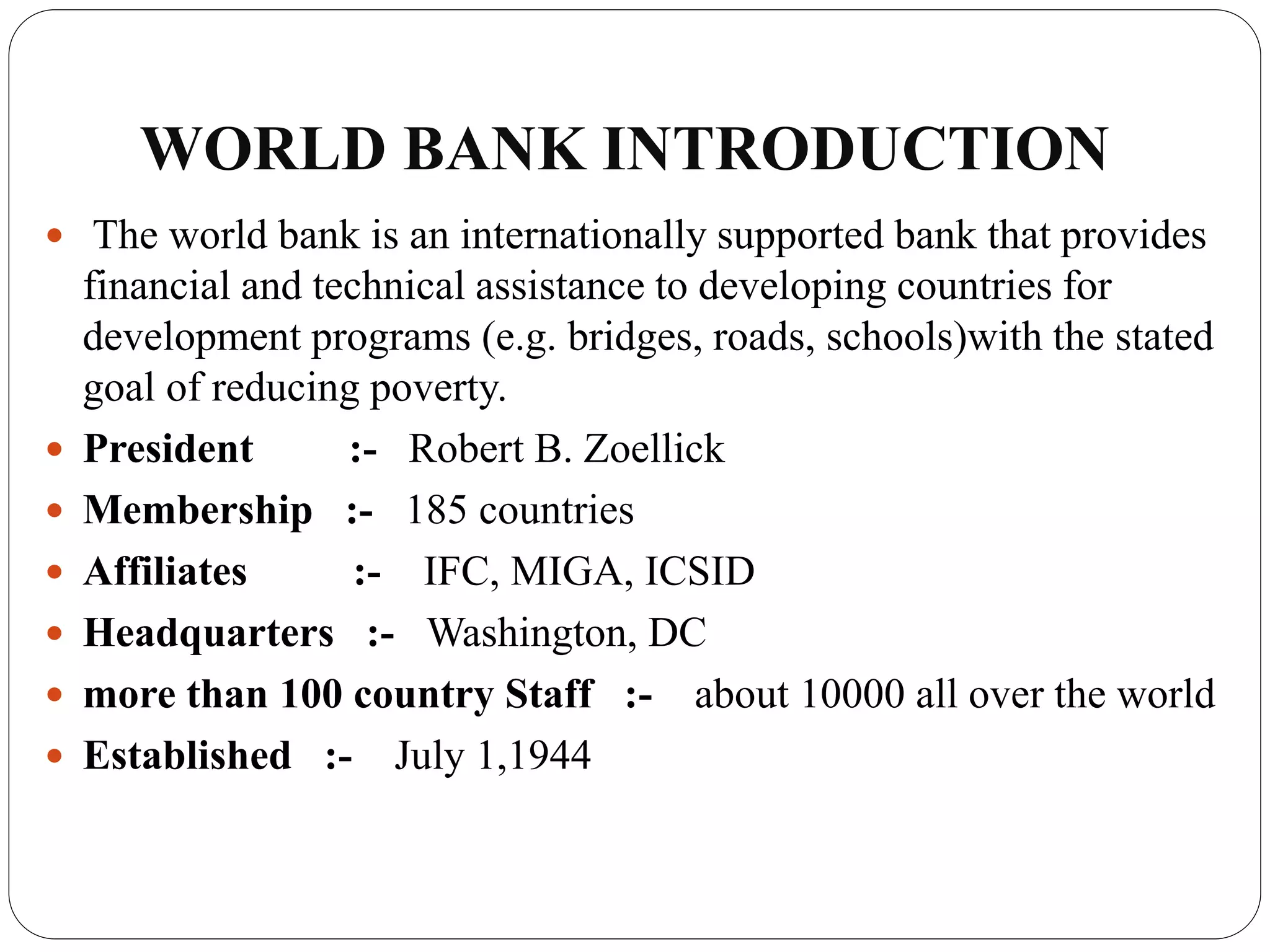 World bank | PPT