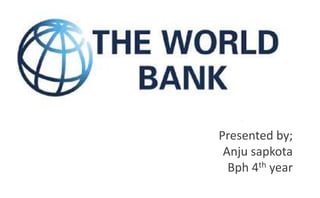 World bank | PPTX