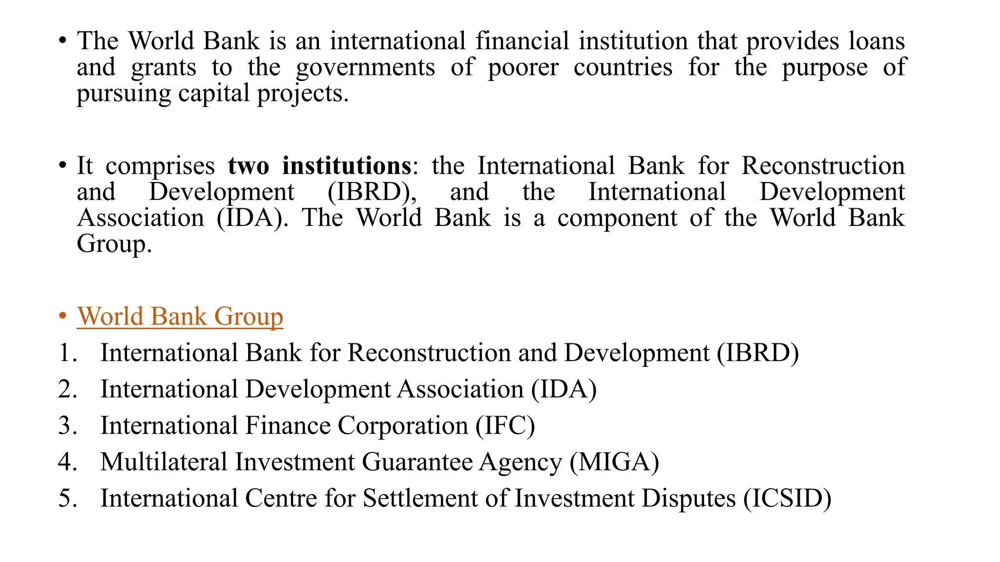 World bank | PPT